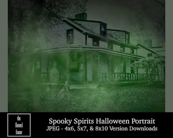 Halloween Ghost Photo Spooky Spirits Photograph Creepy | Etsy