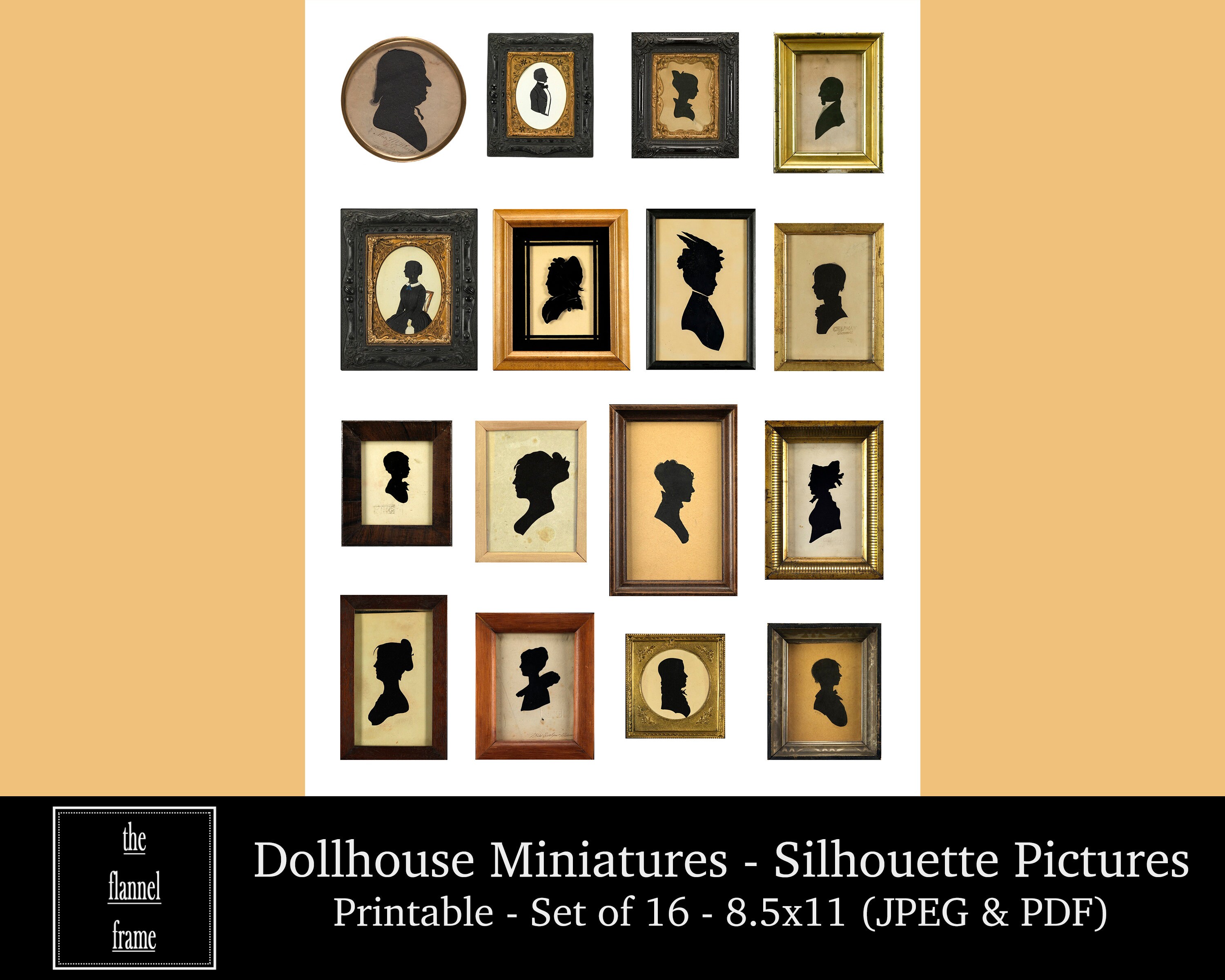 Dollhouse Making Doll & Model Making Dollhouse Miniature Silhouette ...