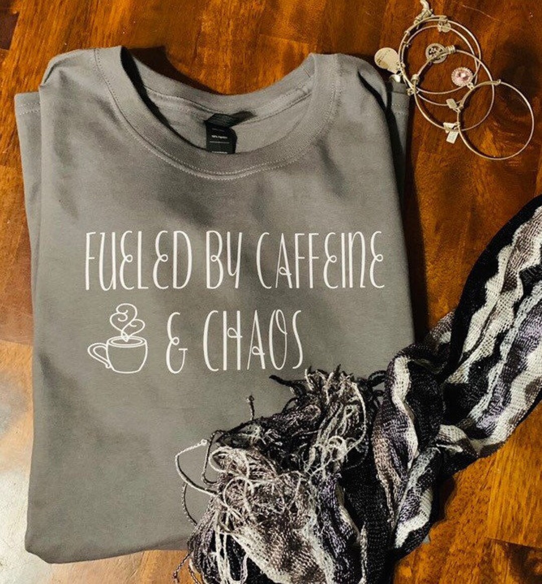 Coffee Shirt, Caffeine Shirt, Long Sleeve, Gift for Her, Cute Sayings ...