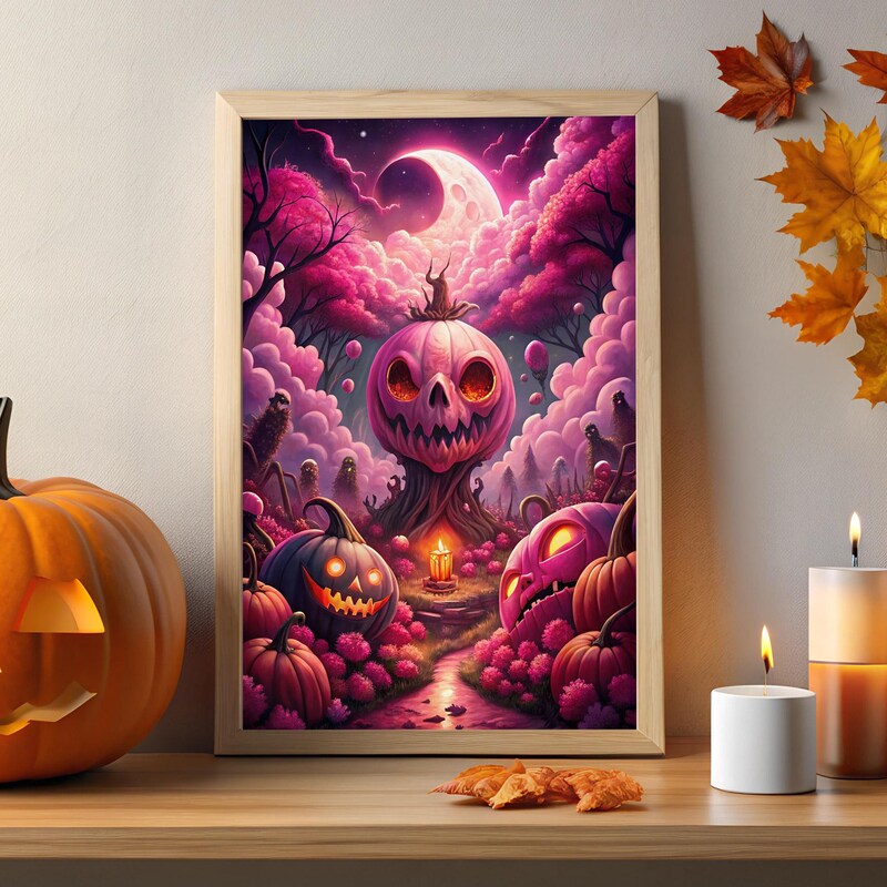 Halloween Pink Decor - Etsy
