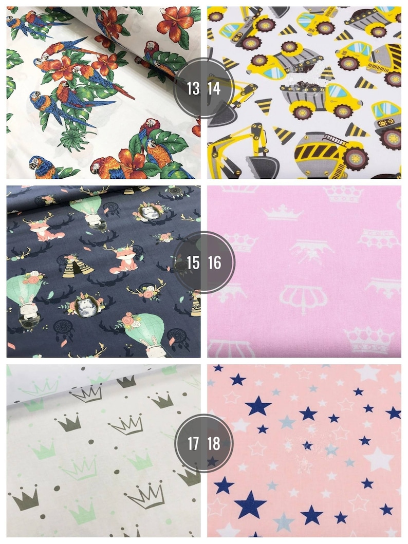 Baby fabric cotton Fabric baby girl Organic cotton fabric by | Etsy