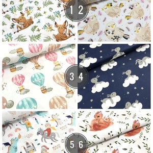 Baby fabric cotton Fabric baby girl Organic cotton fabric by | Etsy