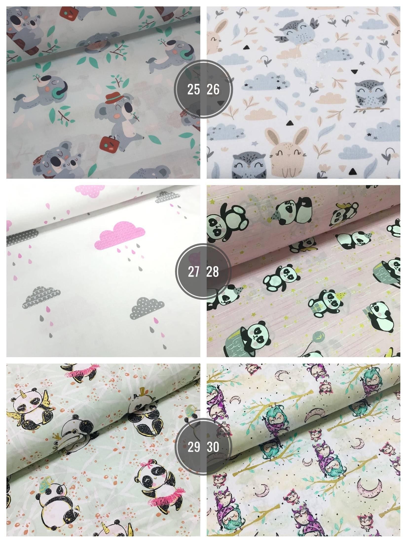 Baby fabric cotton Fabric baby girl Organic cotton fabric by | Etsy