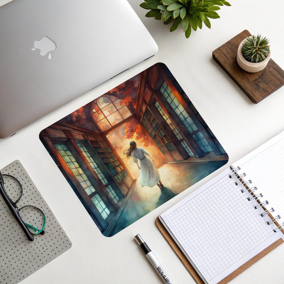 Goth Dark Academia Desk Mat, Witchy Computer Mouse Pad, Gothic ...