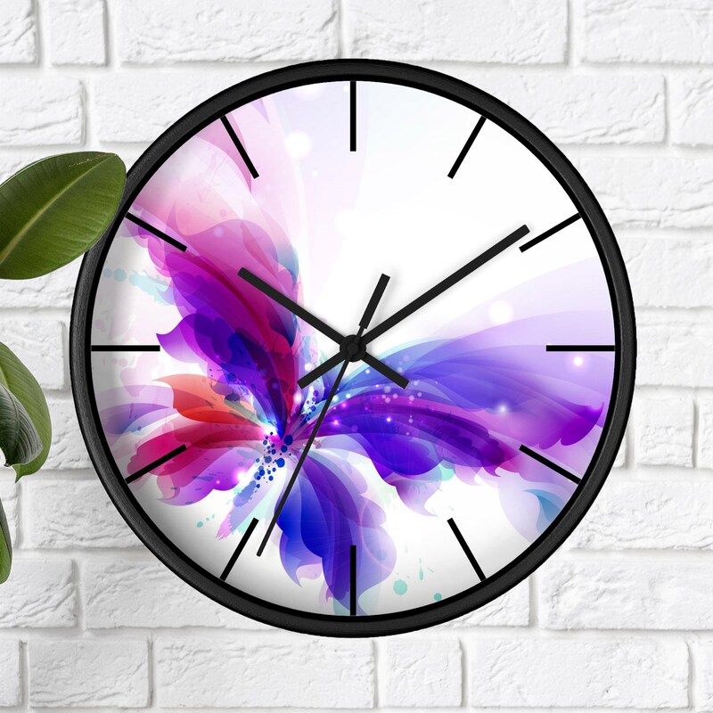 Butterfly Clock - Etsy UK