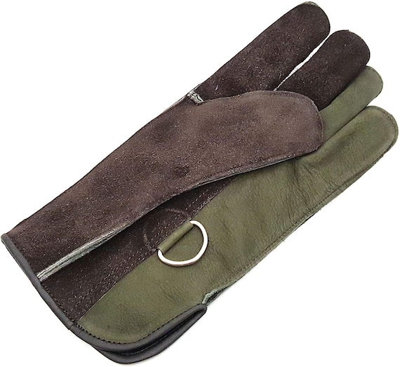 Nubuck Leather Falconry Glove Bird Handling Gloves Pet | Etsy