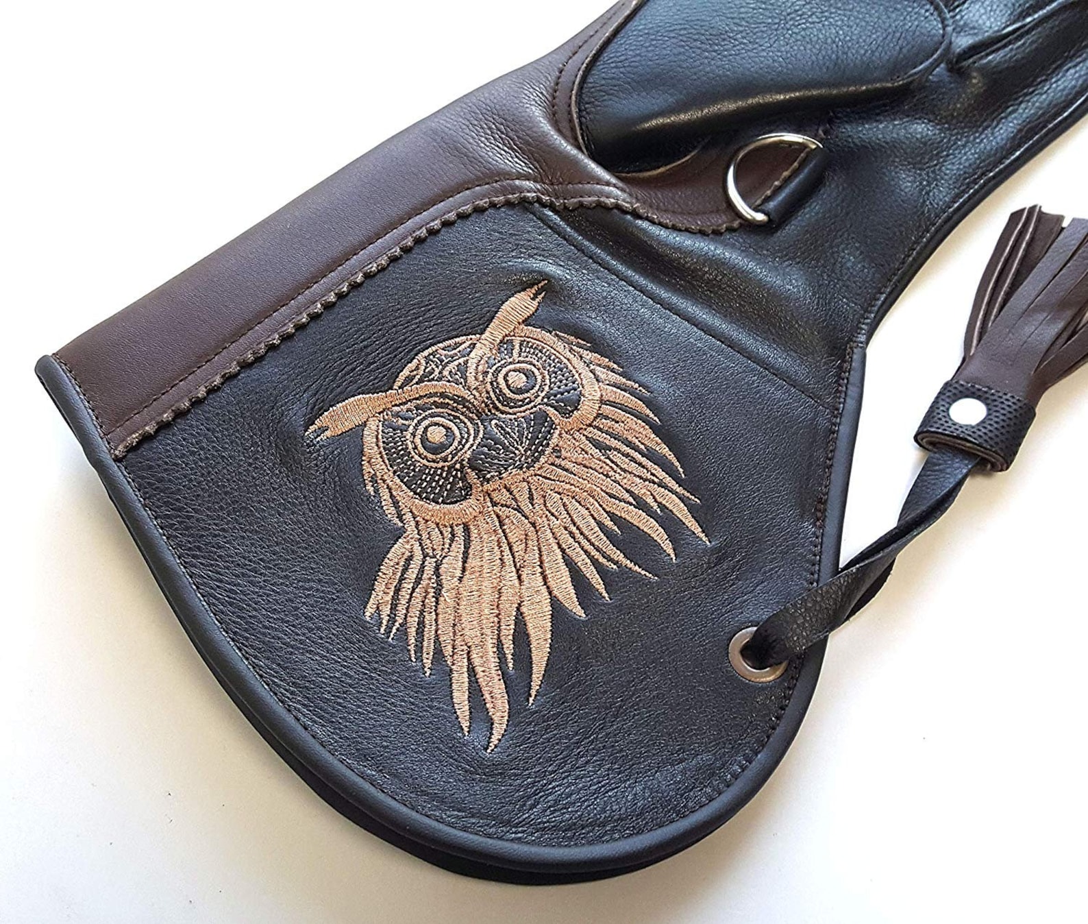 Cow Hide Leather Falconry Glove Bird Handling Gloves Pet | Etsy