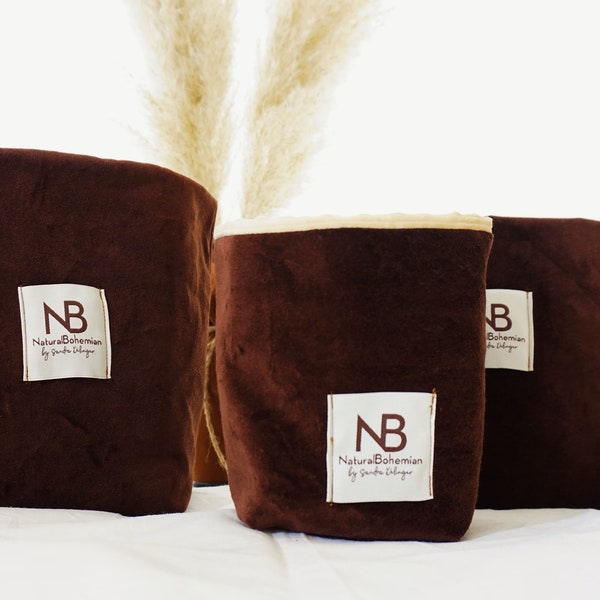 Velvet Storage Baskets - Etsy