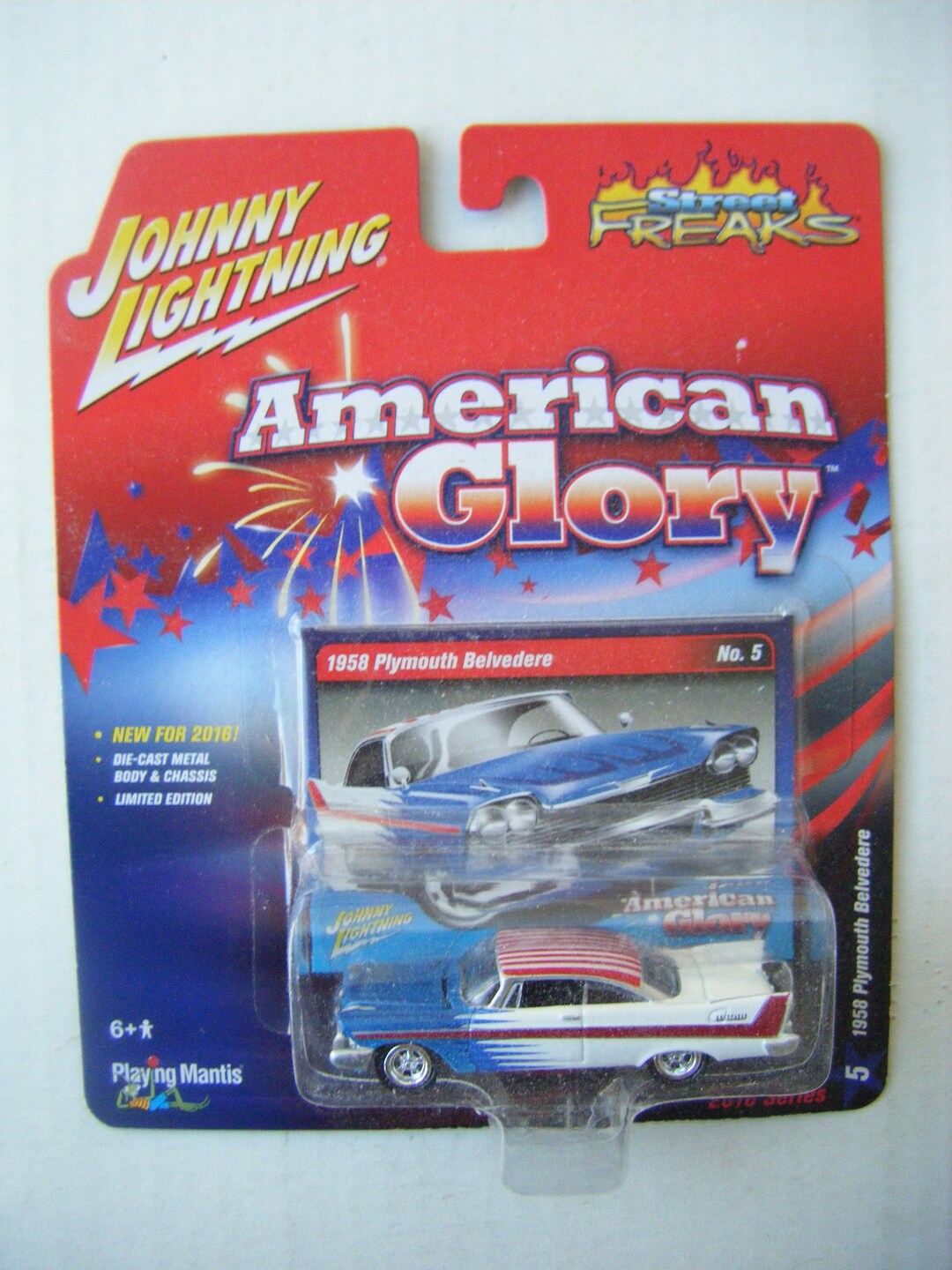 Johnny Lightning Street Freaks American Glory 1958 Plymouth Belvedere ...