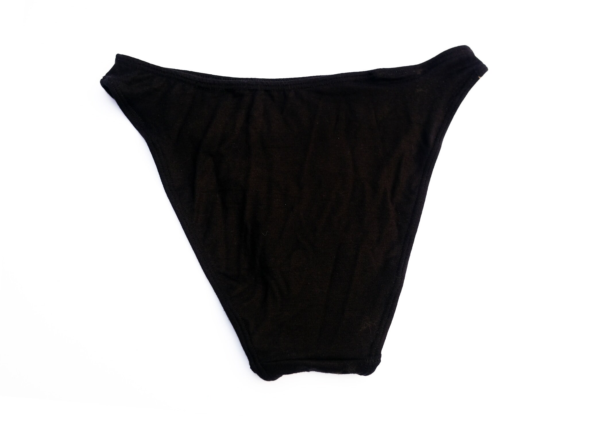 Classic High cut Panty Underwear Black French Cut Brief Etsy