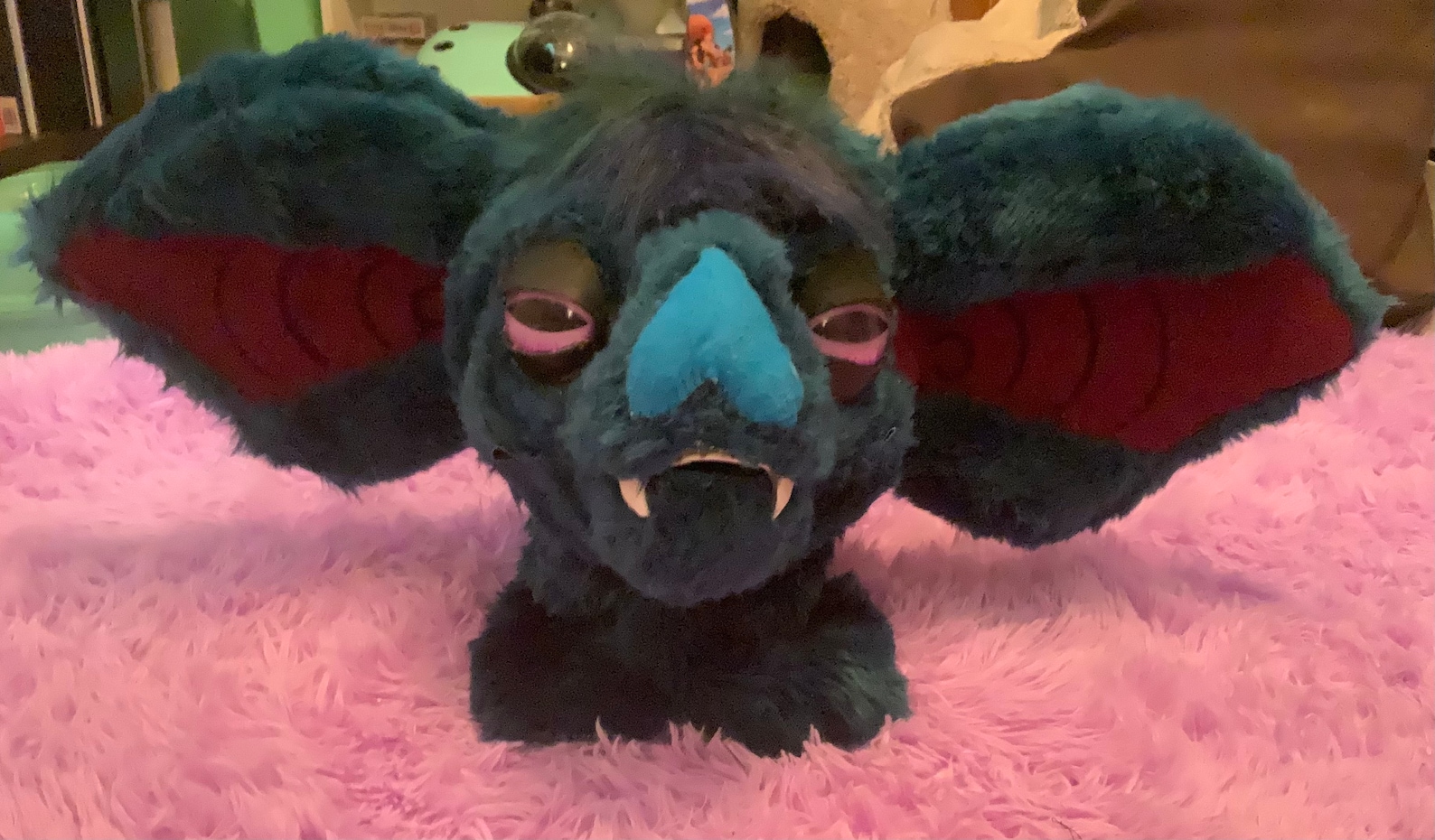 Semi-Realistic Bat Fursuit Head with Moving Jaw READ DESC | Etsy