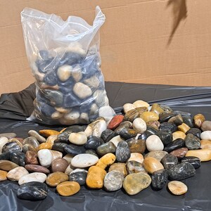 Polished River Rocks 40lbs Bags (large) - Etsy