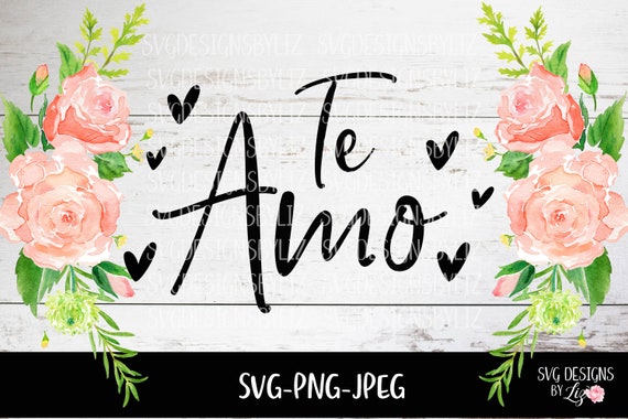 Spanish Svg File Valentines Spanish Cut Files for Cricut and | Etsy