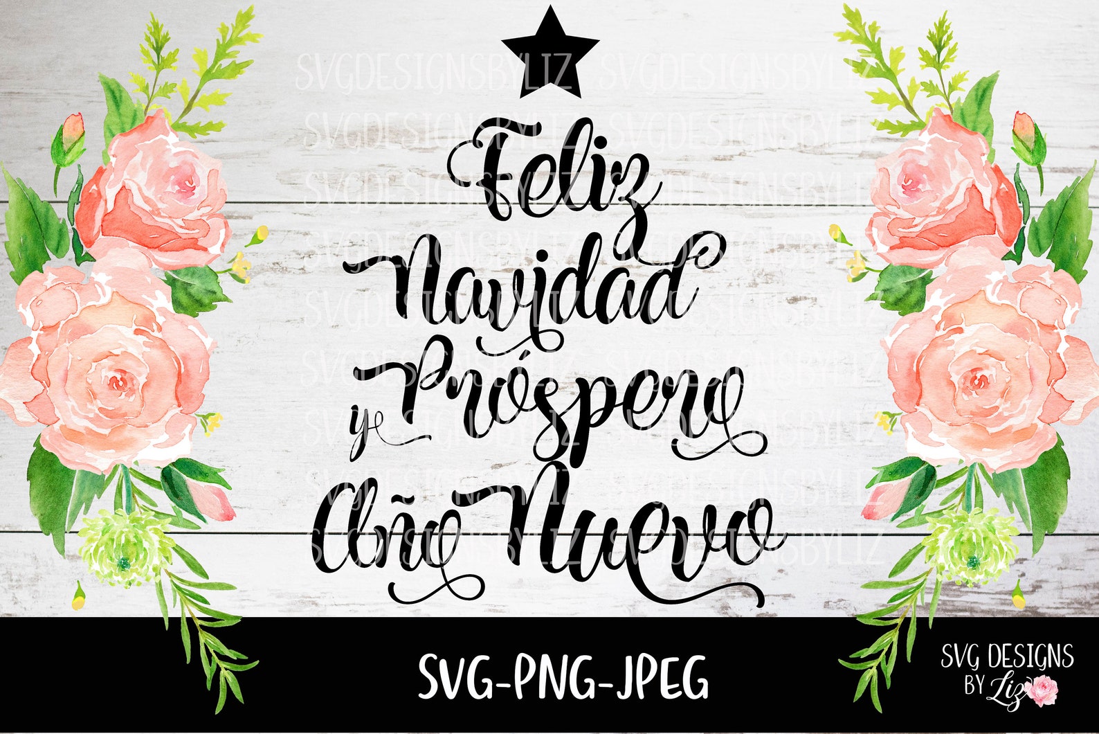 Spanish Christmas SVG Feliz Navidad, Spanish SVG Cut and Vector Files ...