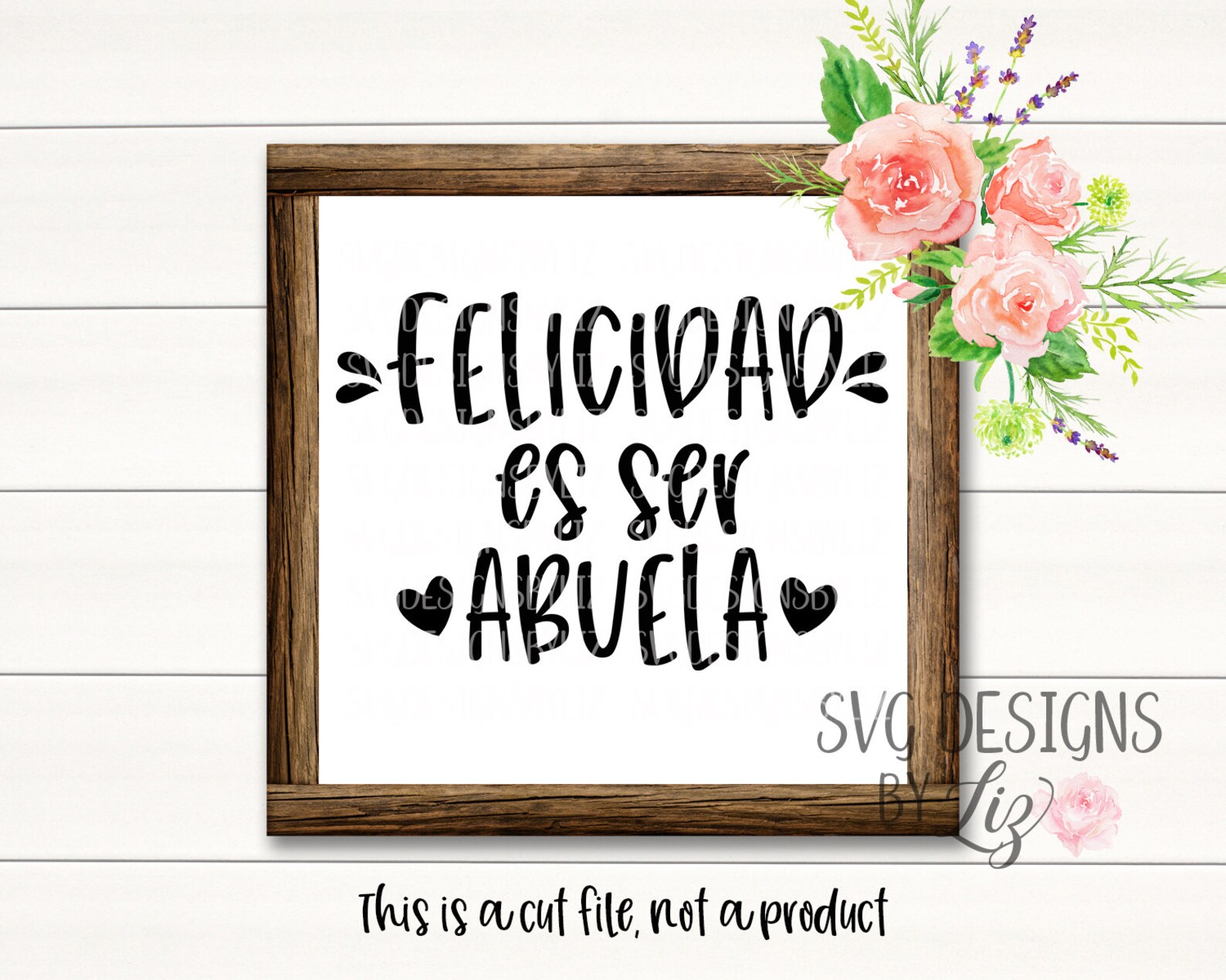 Spanish Abuela SVG File Spanish Cut Vector Svg Files Fos - Etsy