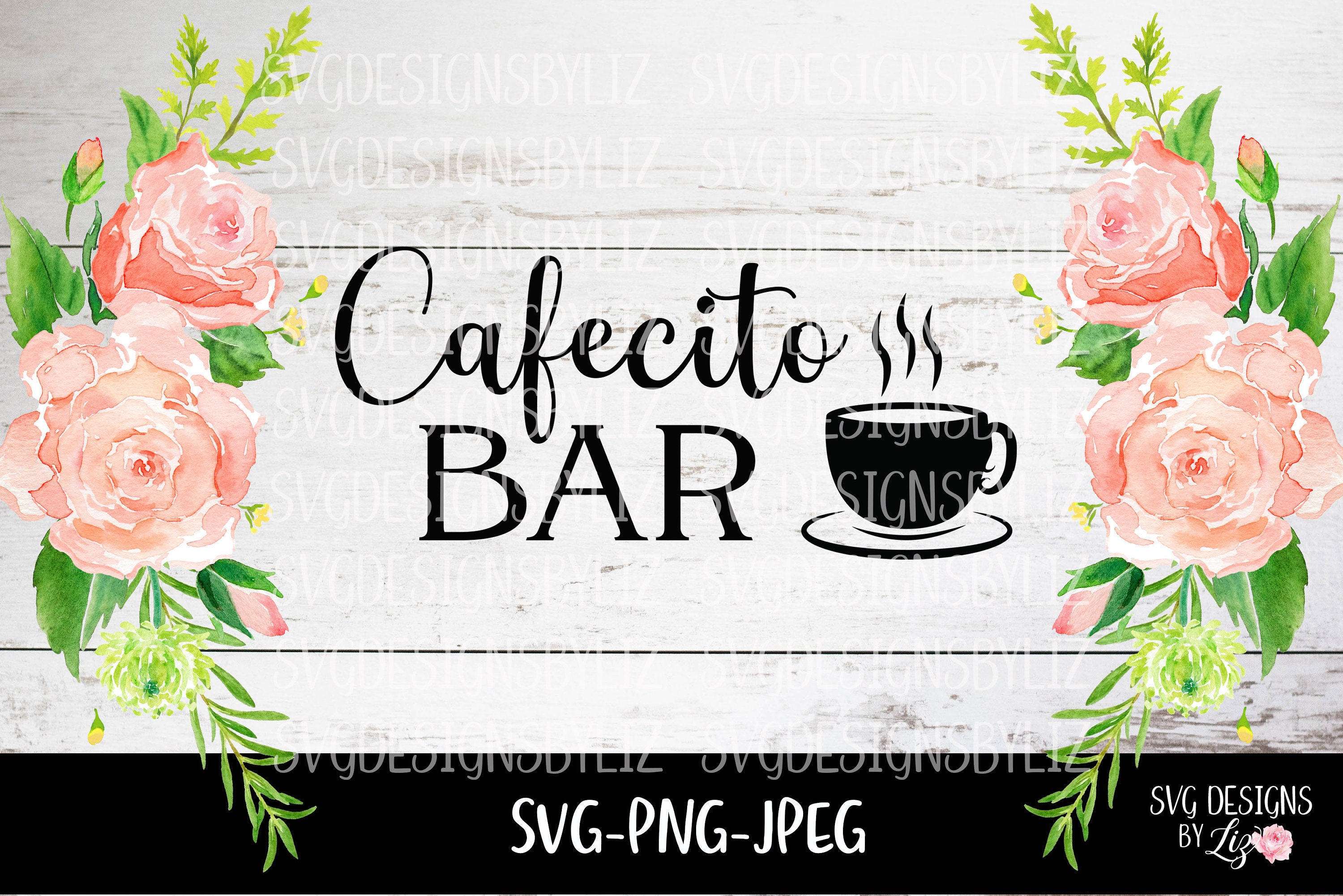 Cafecito Spanish Svg Cut Vector Files for Cricut and | Etsy