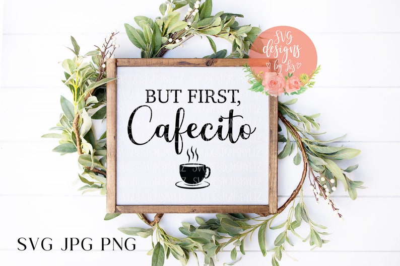 Cafecito Spanish Svg Cut Vector Files for Cricut and - Etsy