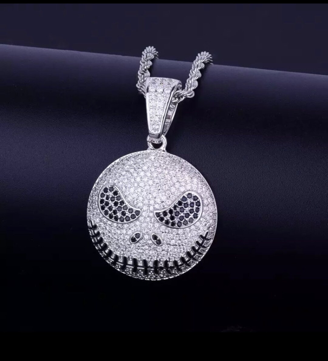 Jack the Pumpkin King Iced Pendant - Etsy