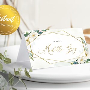 Editable Printable Table Name Card Baby Shower Place Cards - Etsy
