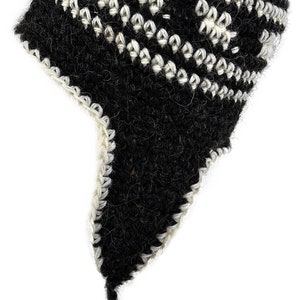 DX Women's/ Men's - Sheep Wool Earflaps Hat , Cap, Genuine Wool, Real ...