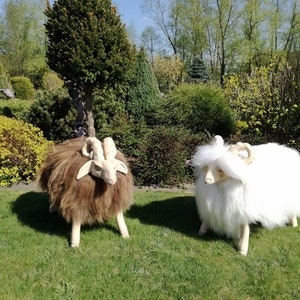 SHEEP STOOL , Wood Stool Wit Genuine Icelad Sheepskin , Sheep Form - Etsy