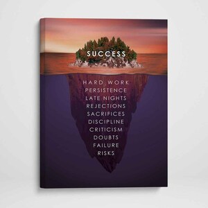 Success Island Canvas art Printable wall art large wall | Etsy