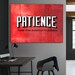 Patience X Canvas Art Printable Wall Art Large Wall Art - Etsy