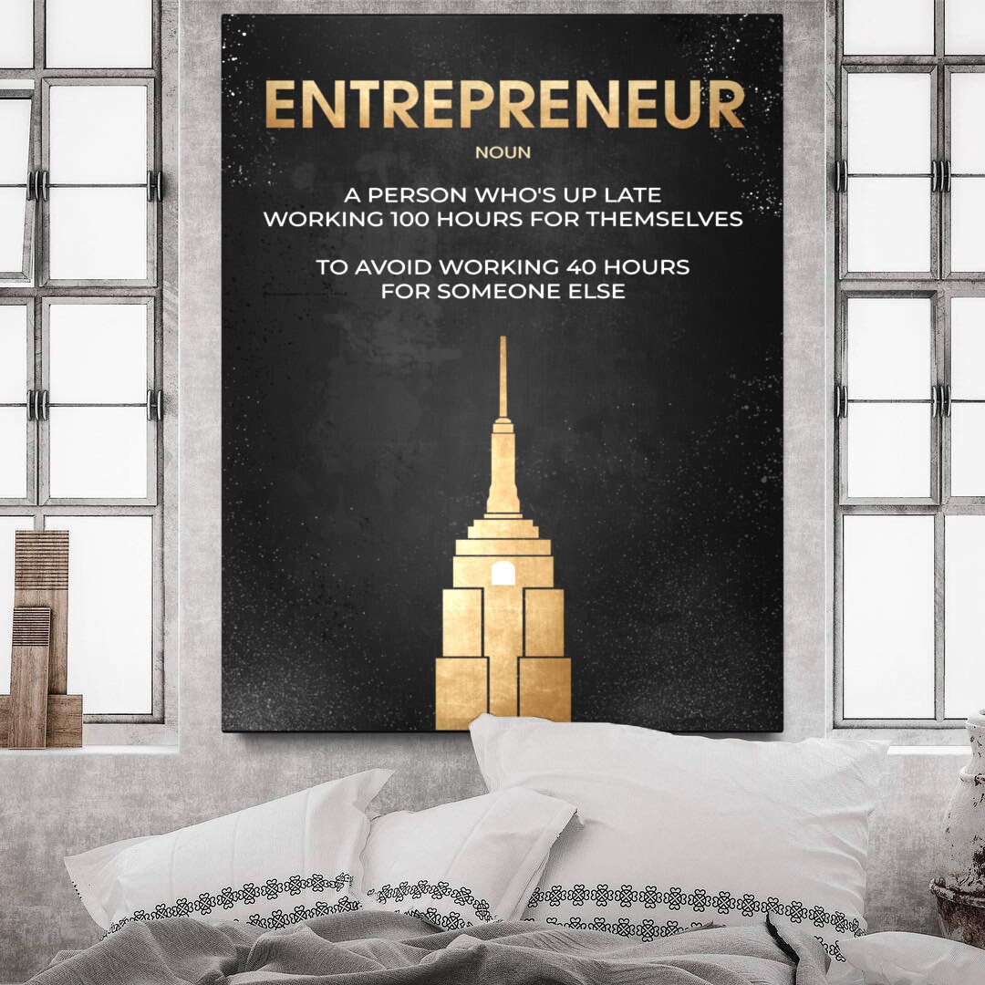 Empire State Entrepreneur -canvas Art, Printable Wall Art, Large Wall ...