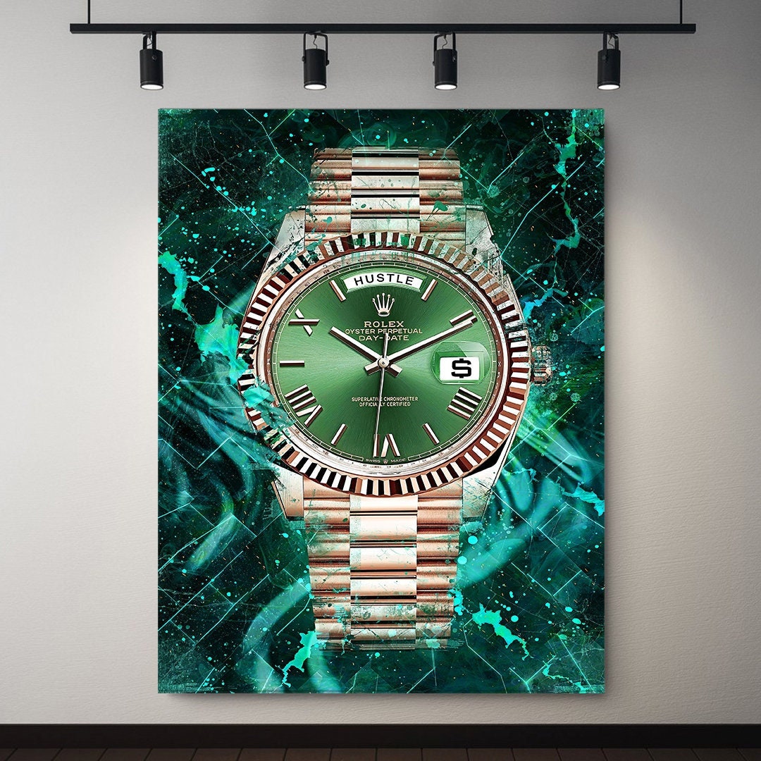 Rolex Day Date IV - Canvas Wall Art, Wall Prints, Framed Wall Art ...