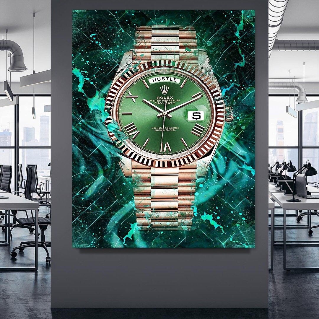 Rolex Day Date II - Canvas Wall Art, Wall Prints, Framed Wall Art ...