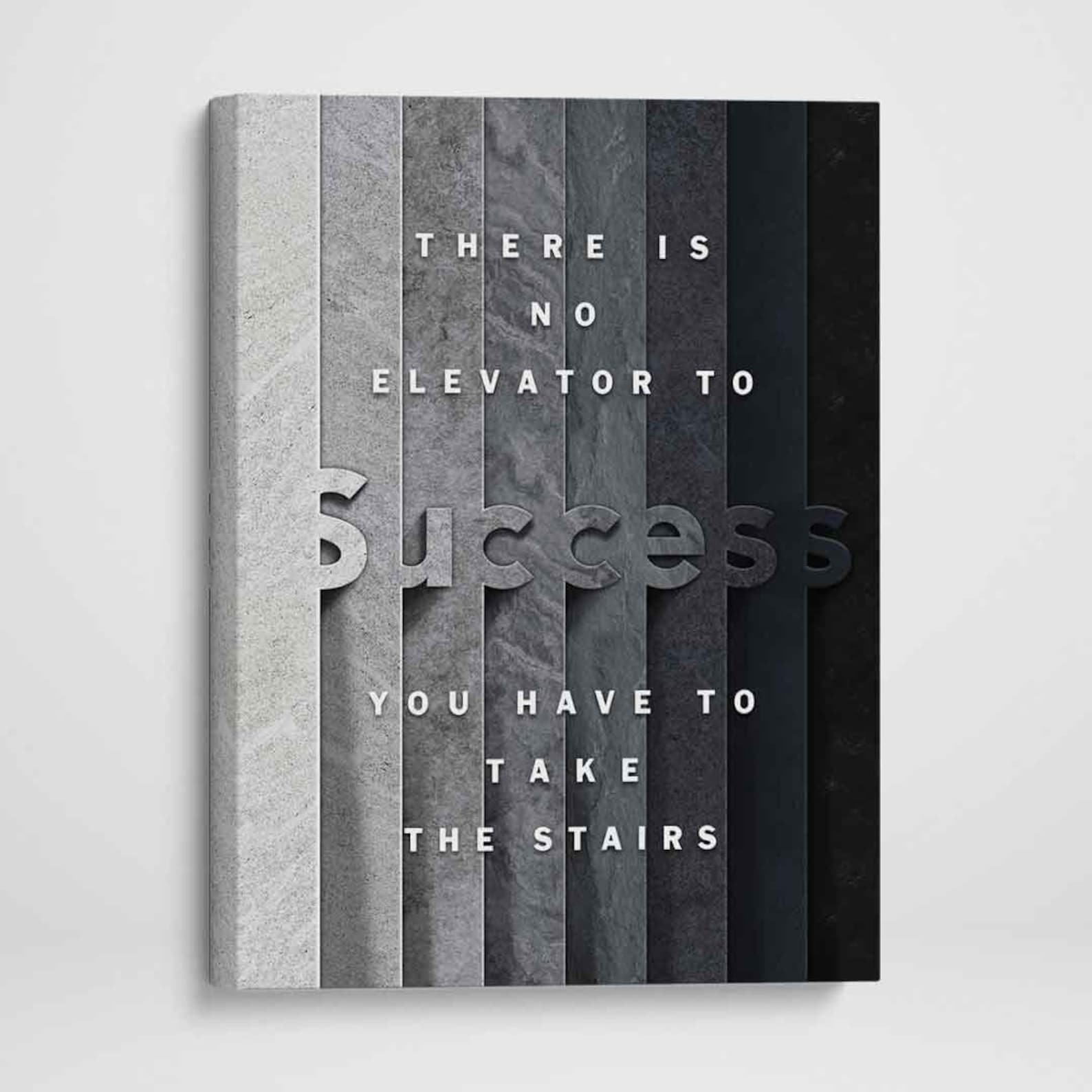 Inspirational Wall Art Stairs to Success XIV Motivational - Etsy