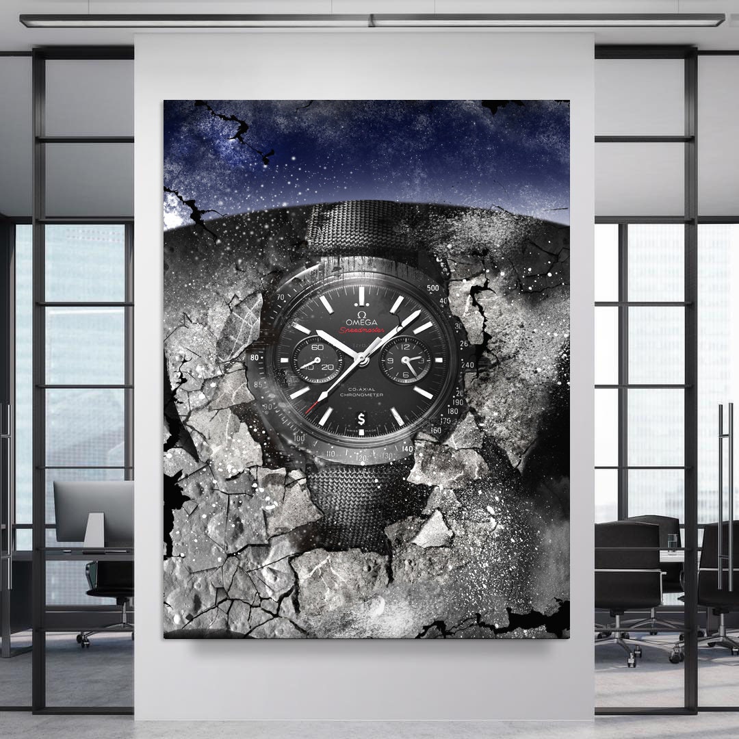 Omega Speedmaster II - Canvas Wall Art, Wall Prints, Framed Wall Art ...