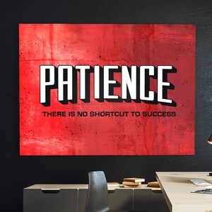 Patience X - Canvas Art, Printable Wall Art, Large Wall Art ...