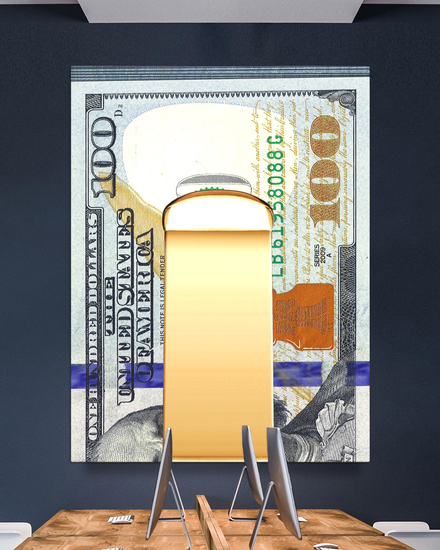 Money Clip X Canvas art Printable wall art large wall art | Etsy