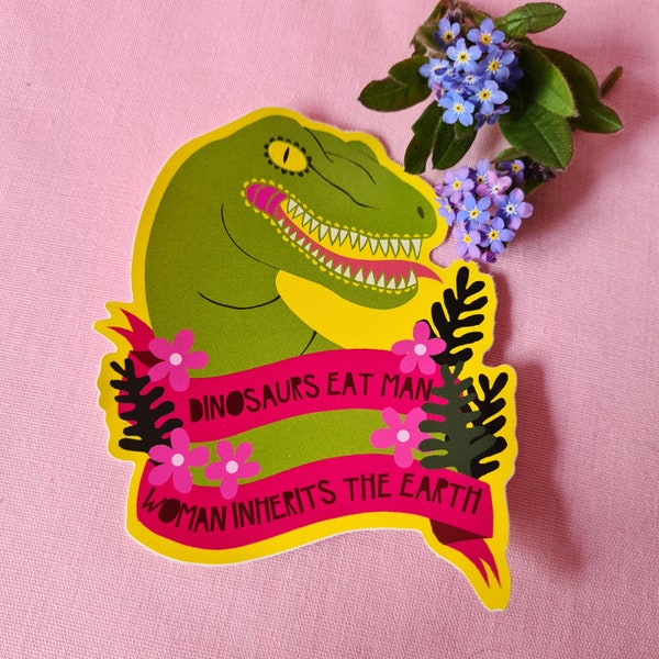 Funny Dinosaur Stickers - Etsy