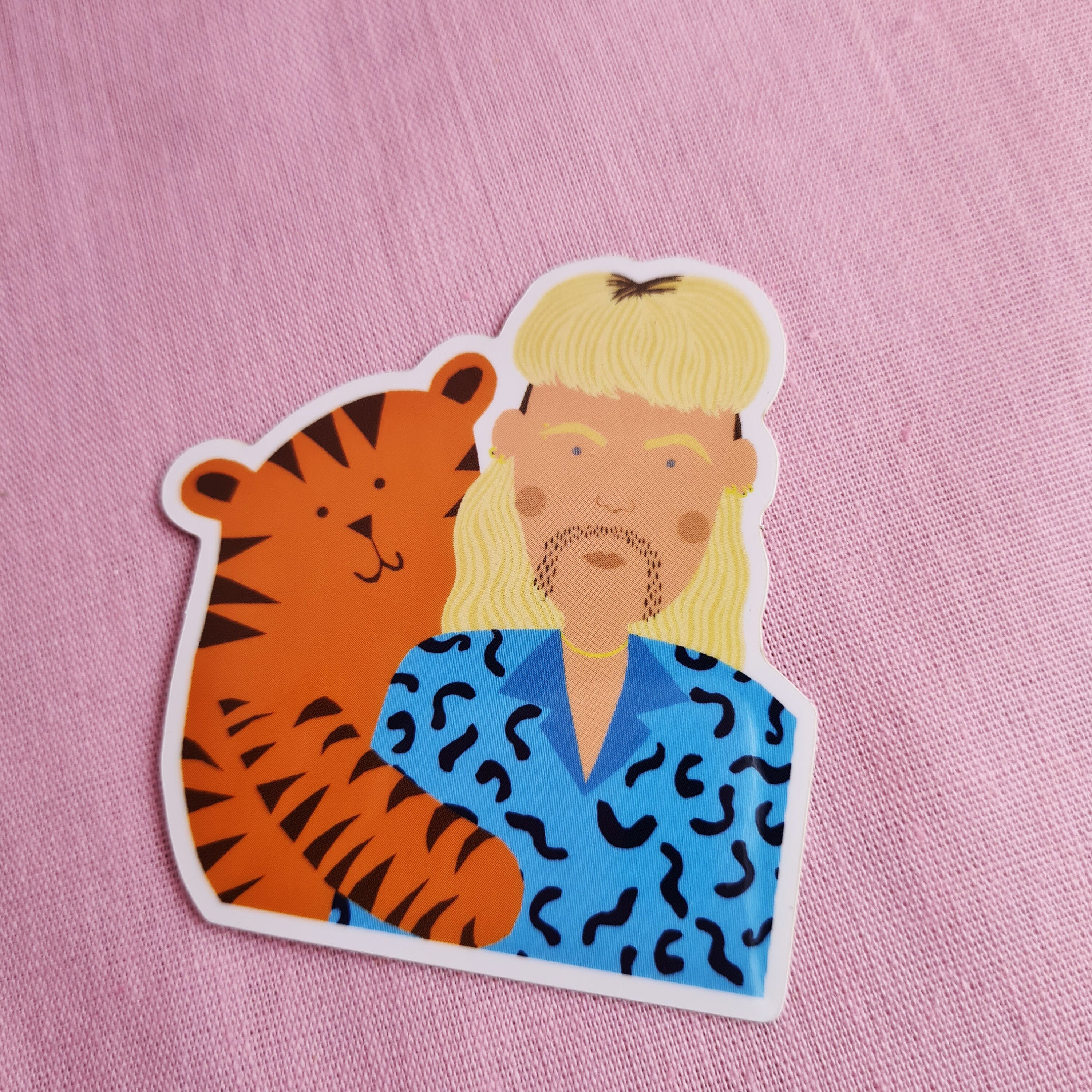 Tiger king sticker | Etsy