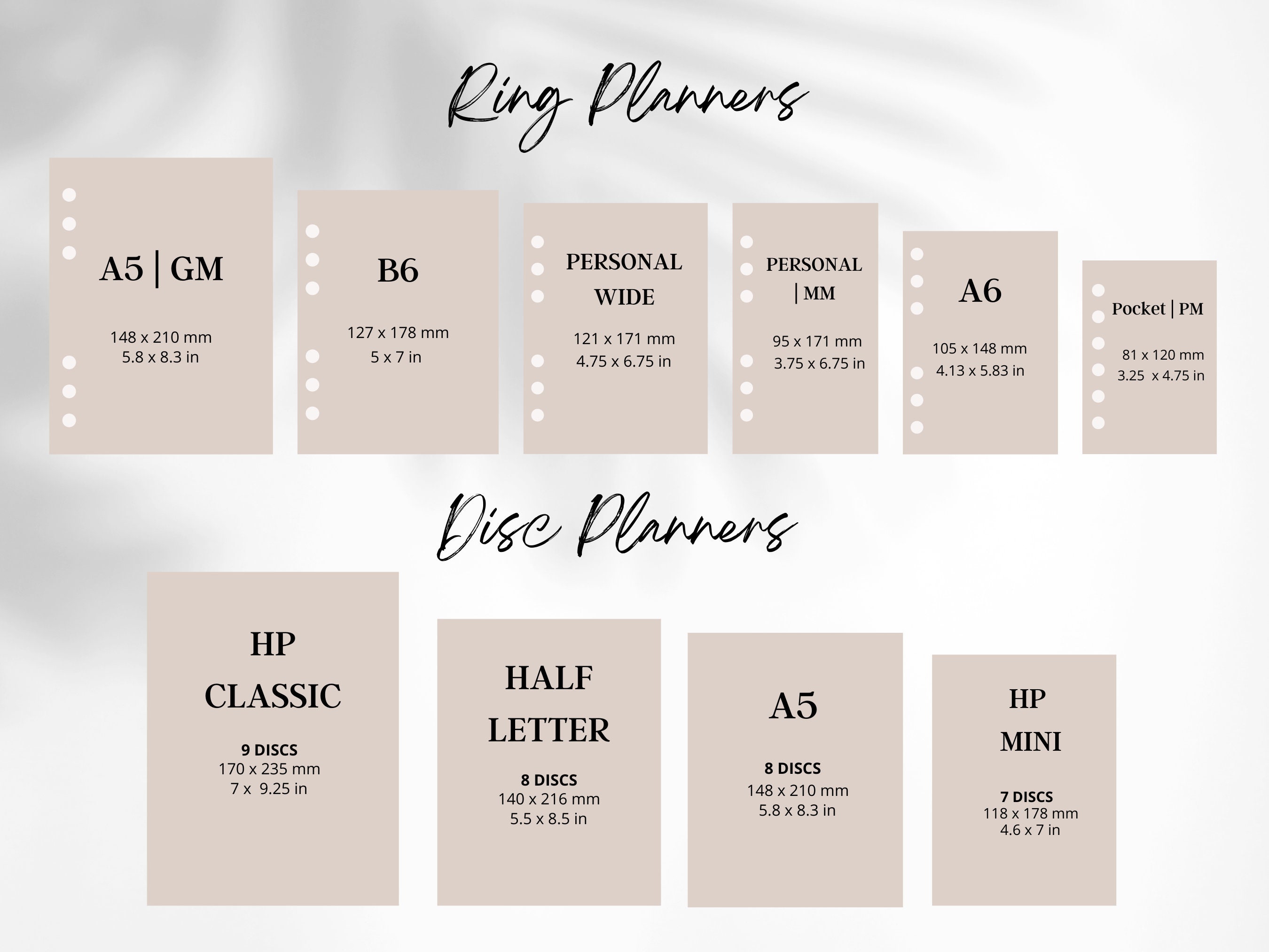 Customizable Planner Dashboard-pocket PERSONAL and A5 Size - Etsy