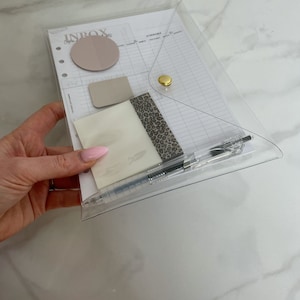 Stationary Pouch | Clear Wallet | Functional | Sticker Storage ...