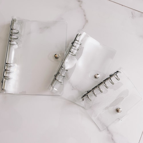 Planner Cover Clear PVC A5 Personal Organizer Agenda - Etsy