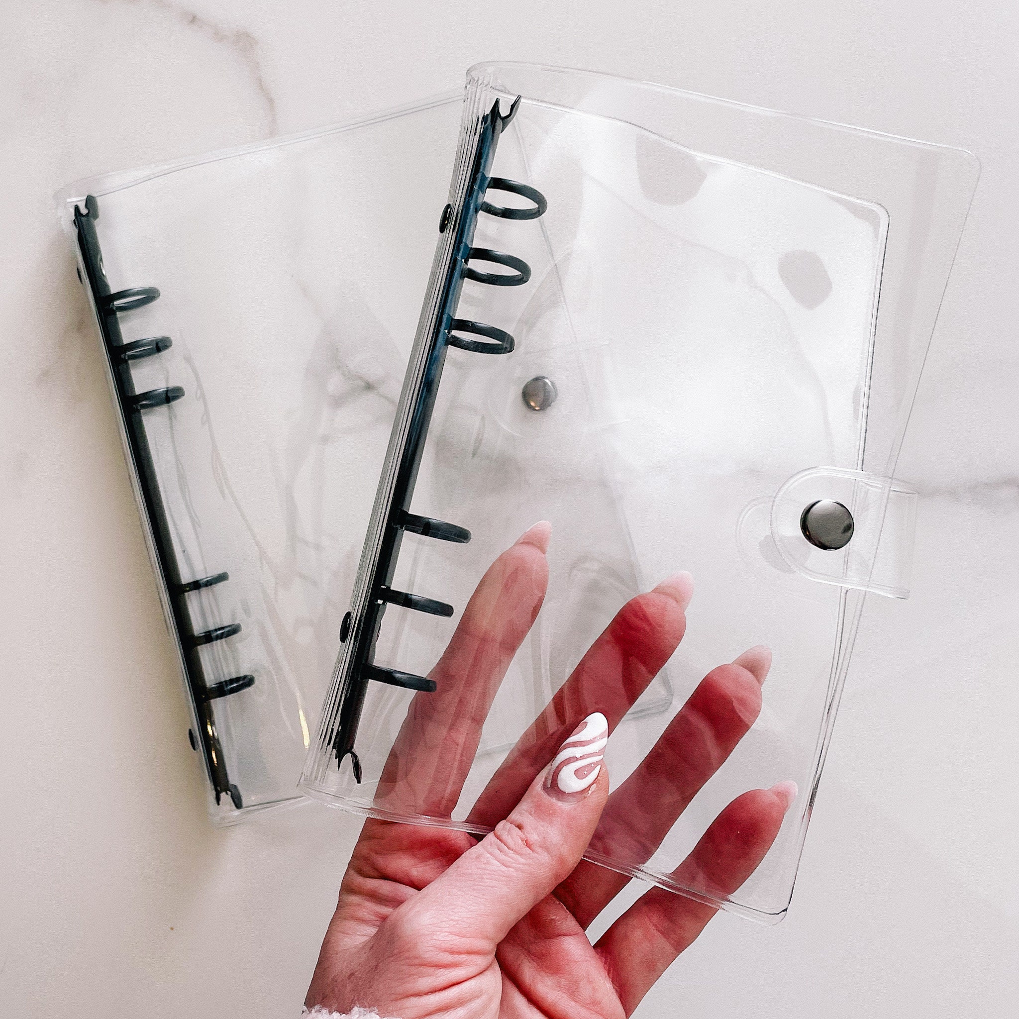 Planner Cover Clear PVC A5 Personal Organizer Agenda - Etsy