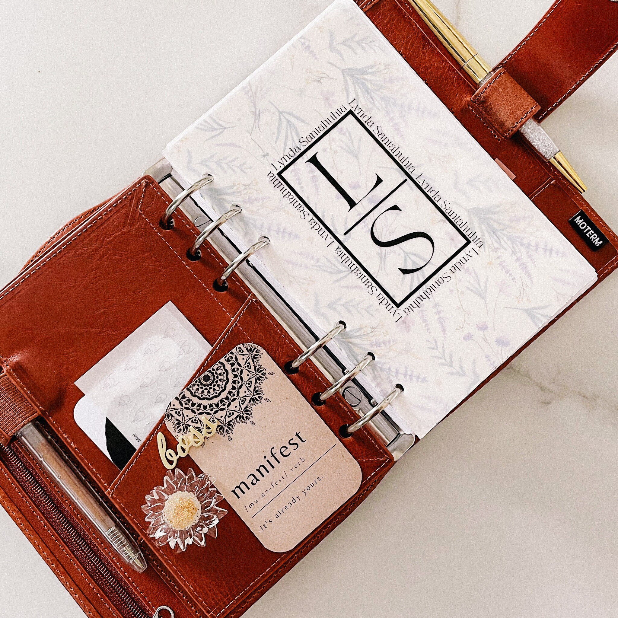 Customizable Planner Dashboard-pocket PERSONAL and A5 Size - Etsy