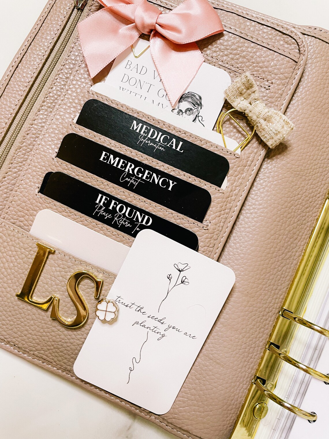 Set of 3 Planner Information Journaling Cards for All Planners - Etsy