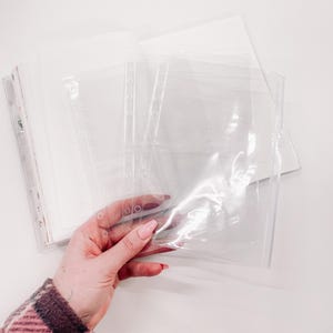 A5 Clear Card and Zipper Pouch | Clear Pouch Case | Functional ...