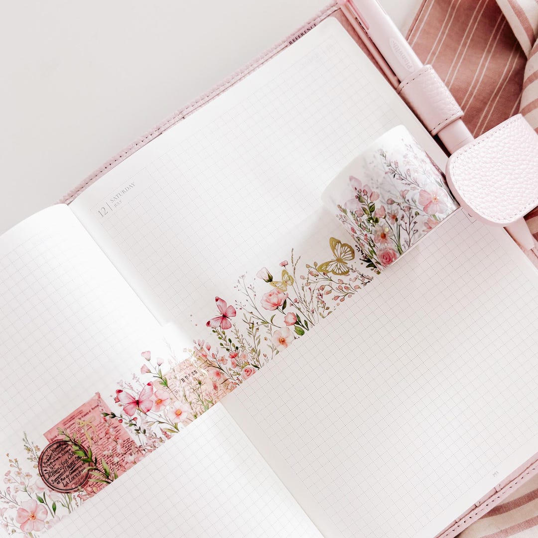 Washi Tape | 10 M - 4cm | Pink My Life 2.0 - Etsy