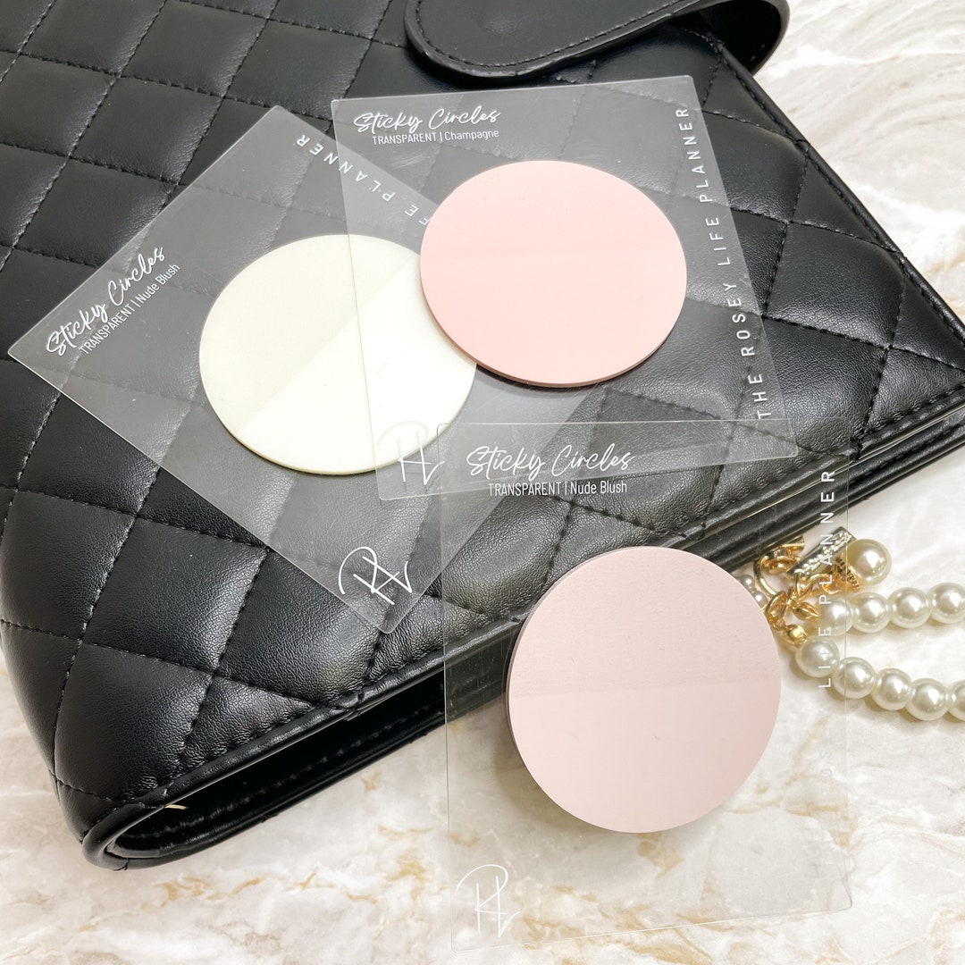 TRANSPARENT STICKY NOTE | Circle Memo Pad | 25 Sheets | Note Pad | A5 ...