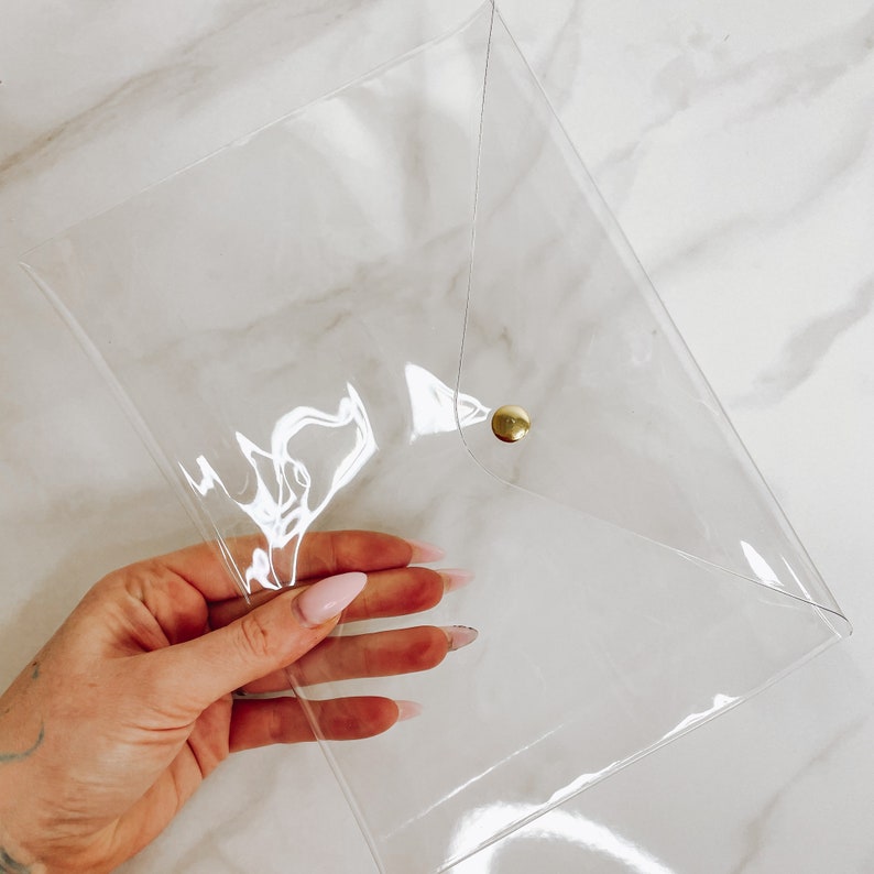 Stationary Pouch | Clear Wallet | Functional | Sticker Storage ...