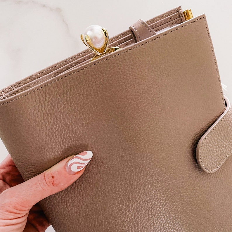 DIAMOND RING BOOKMARK Pearl Option Gold Metal Planner - Etsy