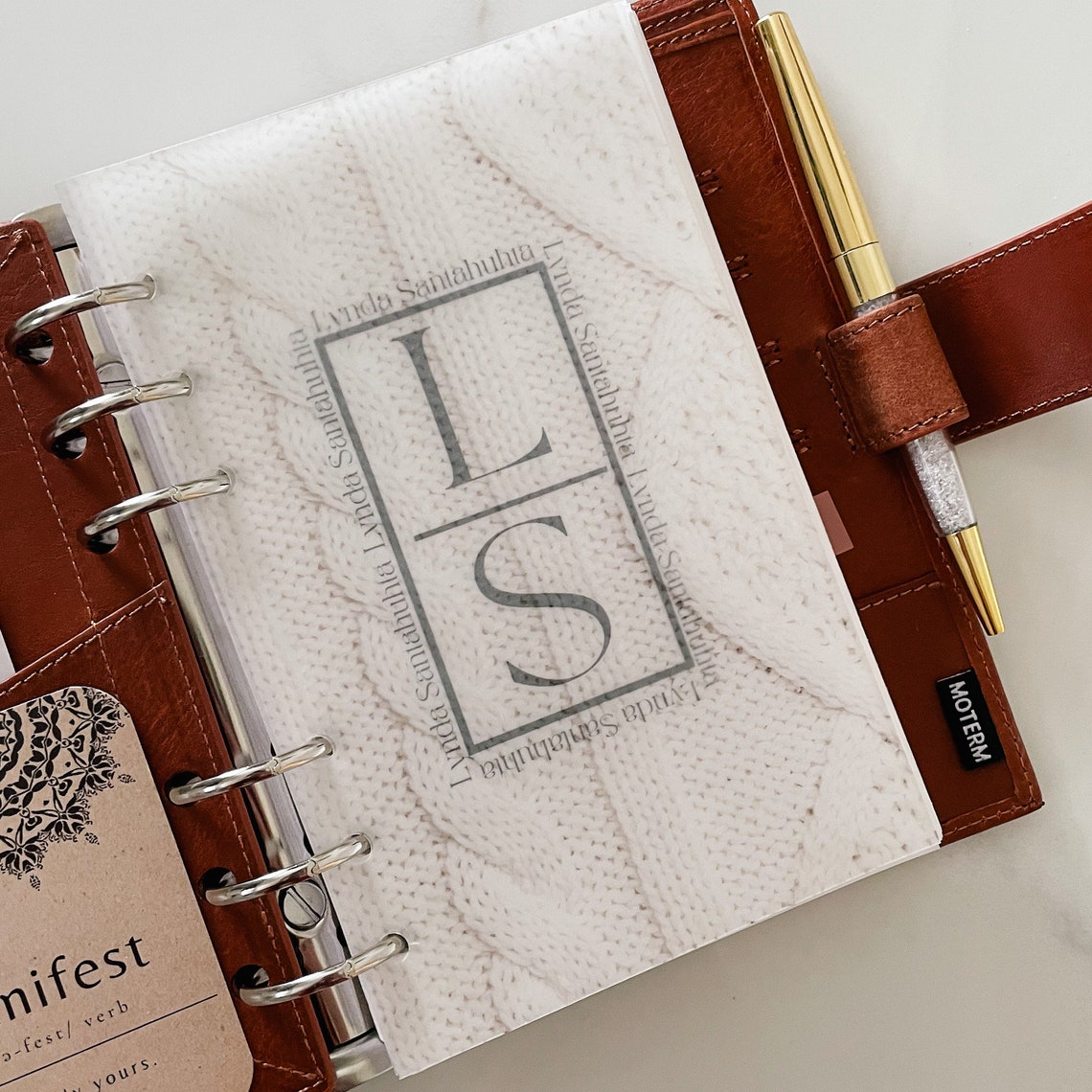 Customizable Planner Dashboard-pocket PERSONAL and A5 Size - Etsy