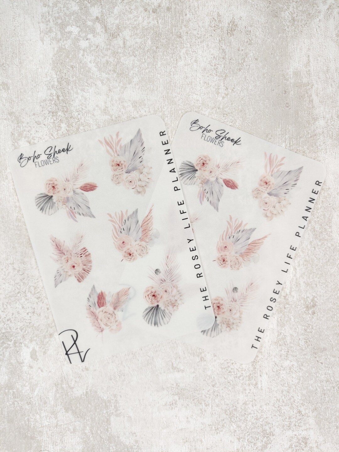 PLANNER STICKERS | Sheet | Boho Sheek |functional Icons | Gm Mm | A5 A6 ...