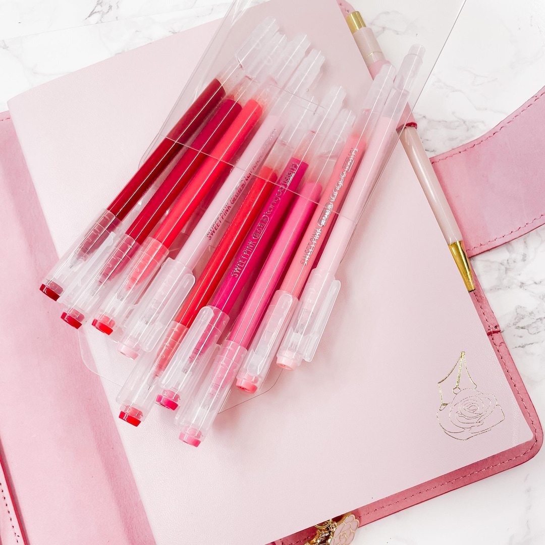 Colored Pen Set | Pastel | Elegant Touch | Fine Point Pen | Pink or ...